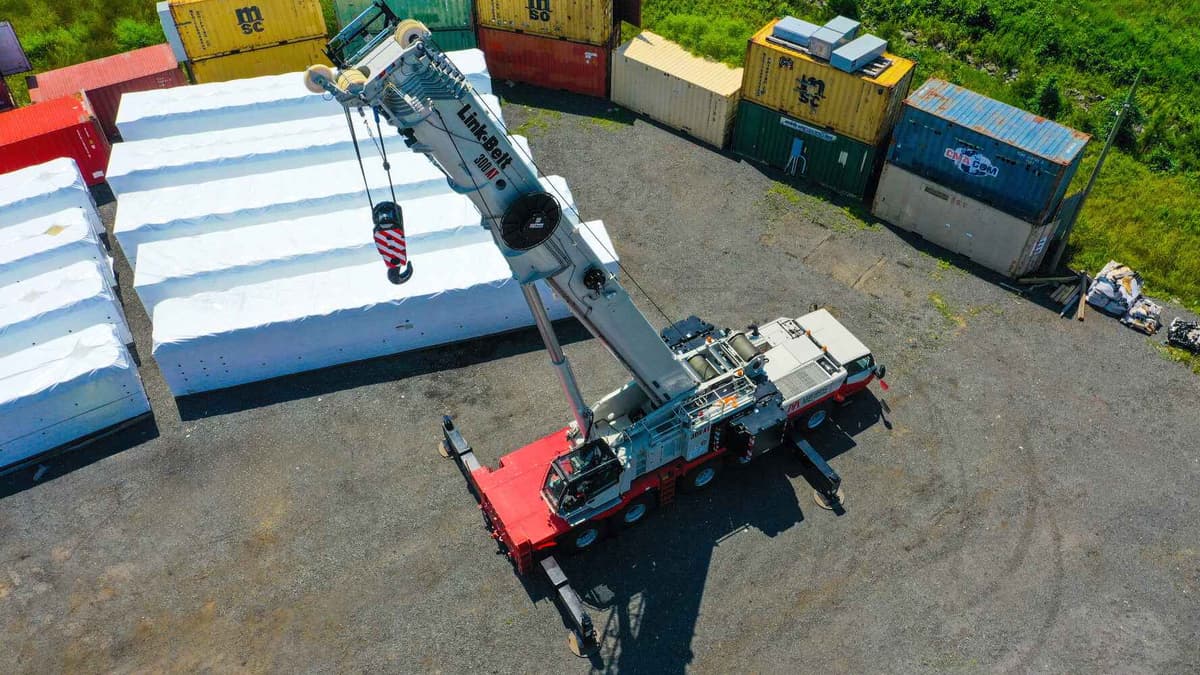 MEI Industrial Solutions Deploys Link-Belt 300|AT Crane in Data Center ...